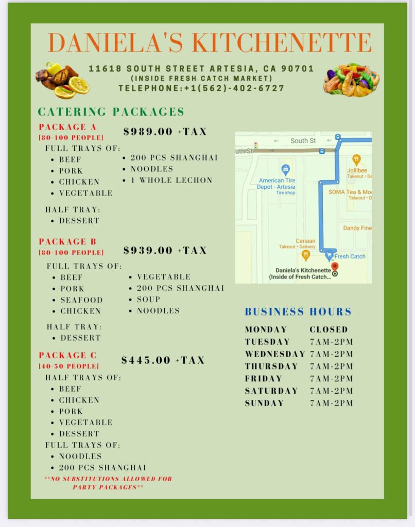 Daniela's Kitchenette (Inside of Fresh Catch Market) - Cyrus Ramsey